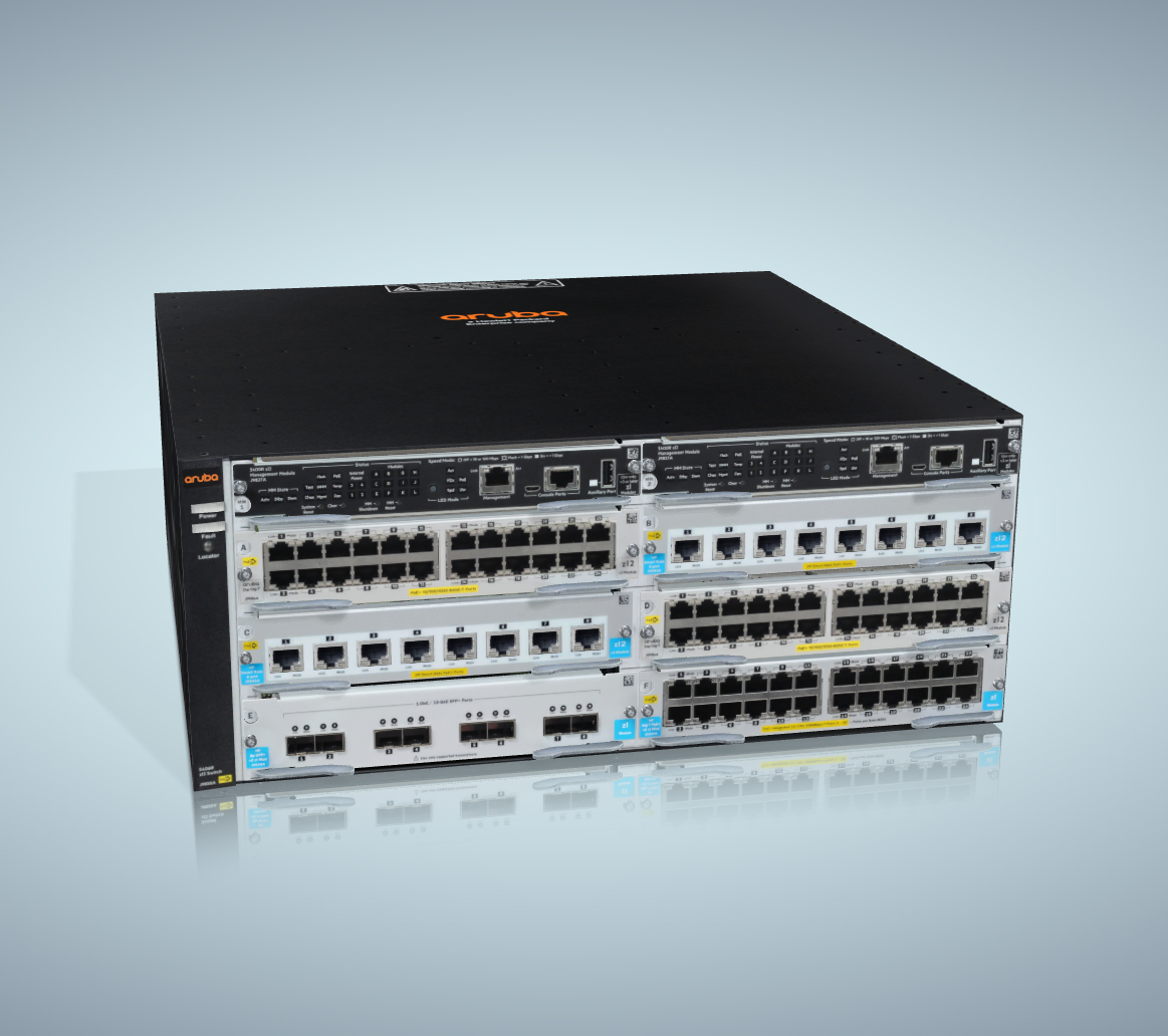 Aruba 5406R 8-port 1/2.5/5/10GBASE-T PoE+ / 8-port SFP+ (No PSU) v3 zl2 ...